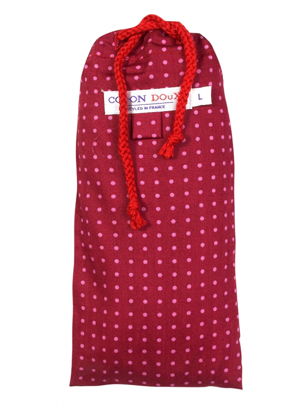 Caleçon homme pois rouge