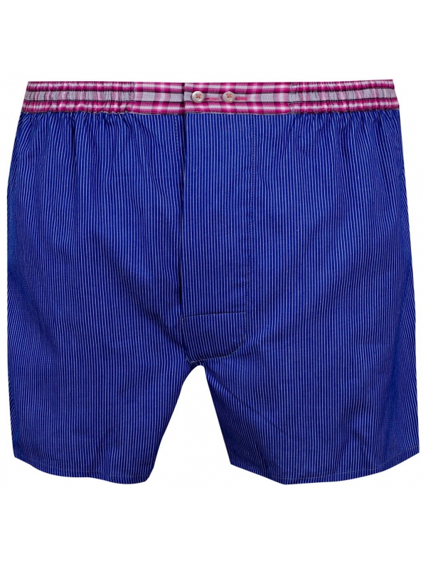 Caleçon homme rayures bleu